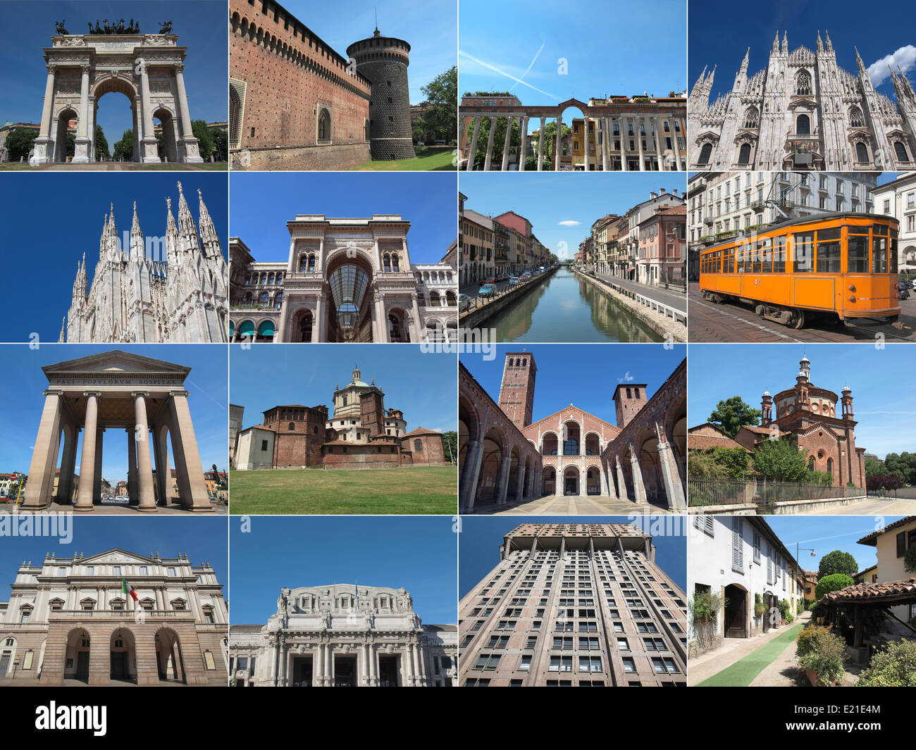 Milano castello duomo hi-res stock photography and images - Alamy