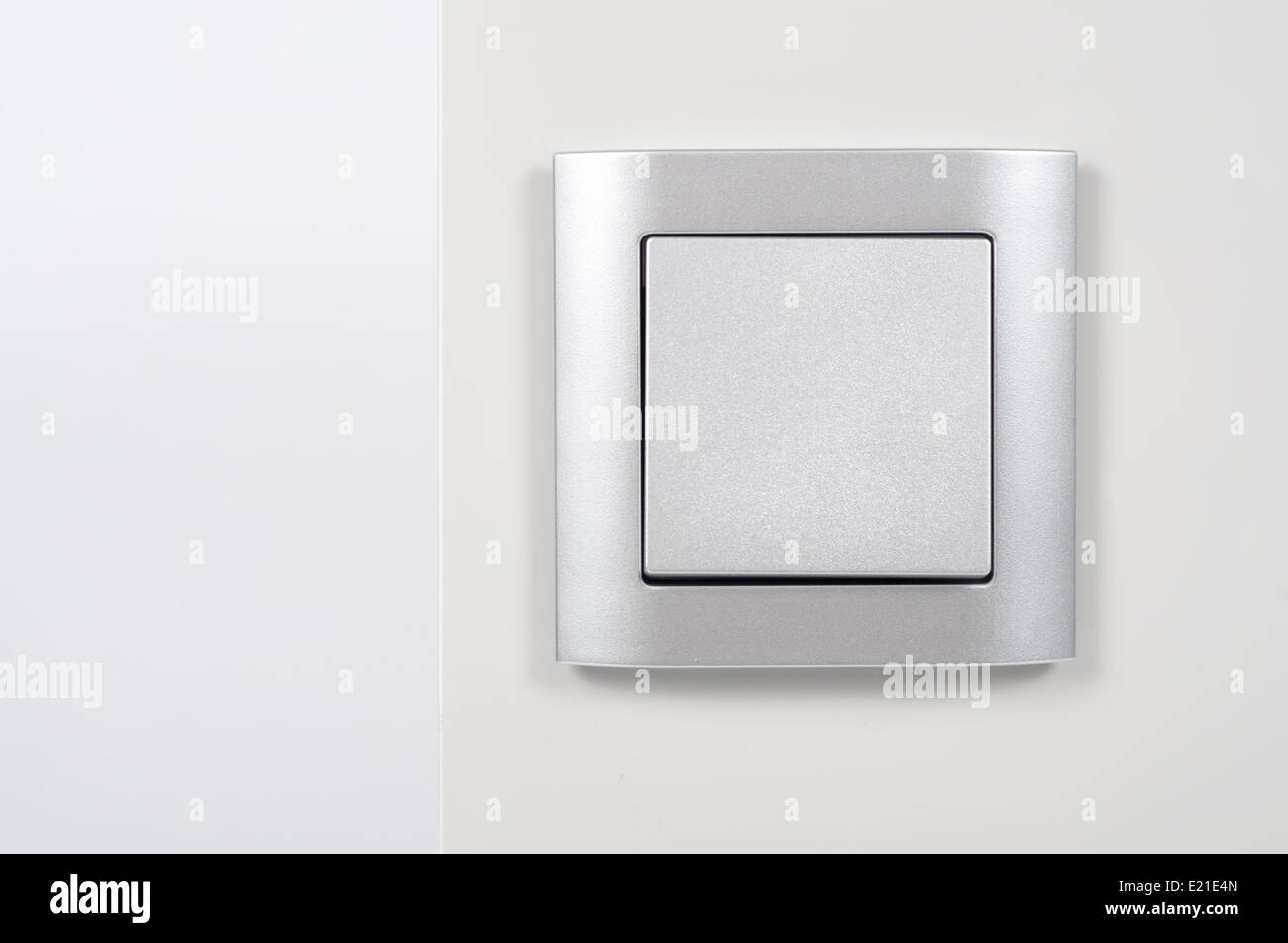 Silver light switch hi-res stock photography and images - Alamy