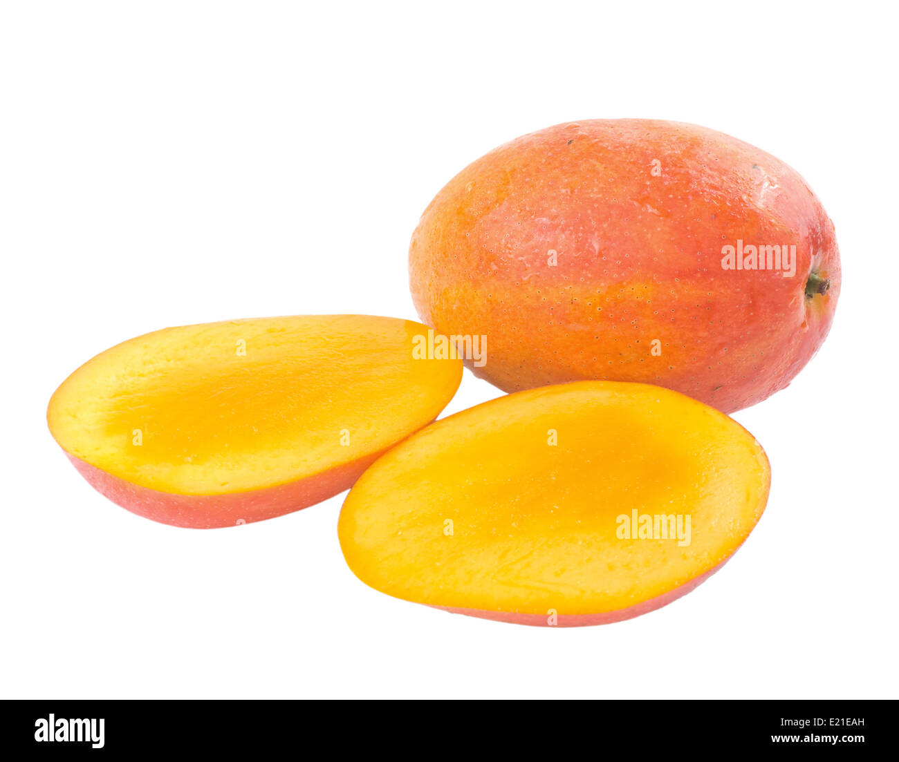 Fresh delicious mango fruit and slice Stock Photo - Alamy