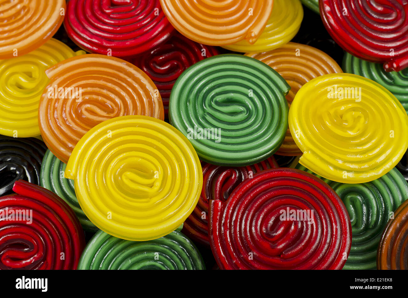 colorful candy wheels Stock Photo - Alamy