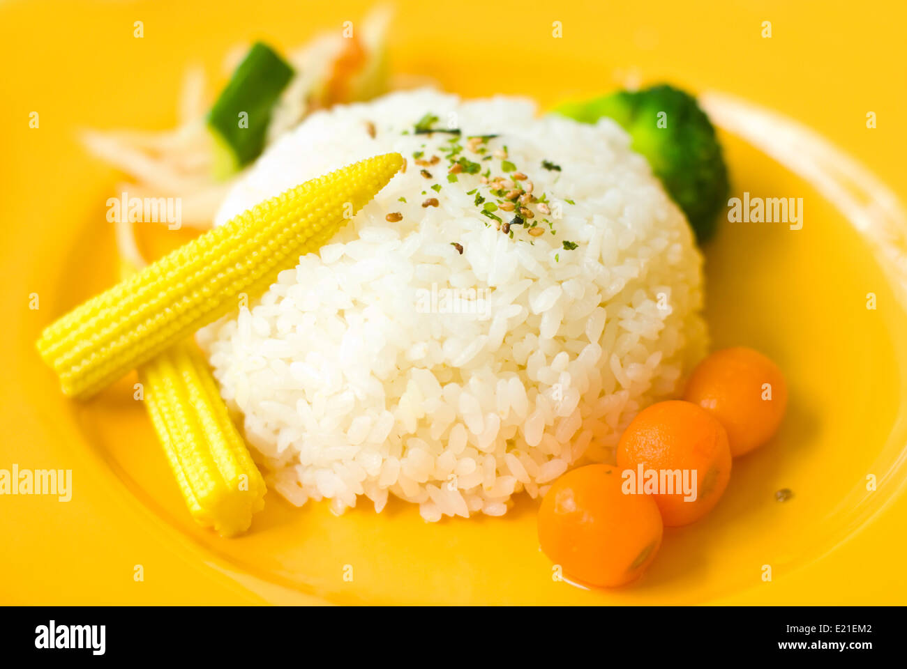 Chinese food in plate Stock Photo - Alamy