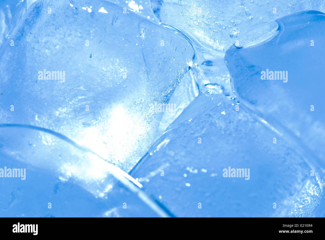 Ice cube with back light Stock Photo - Alamy