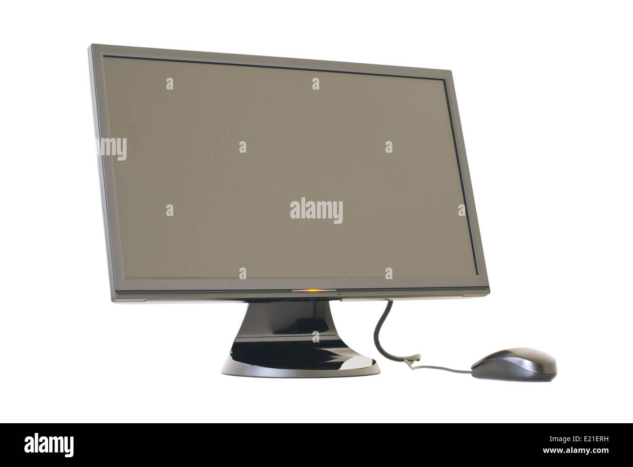 Isolated Monitor and mouse Stock Photo - Alamy