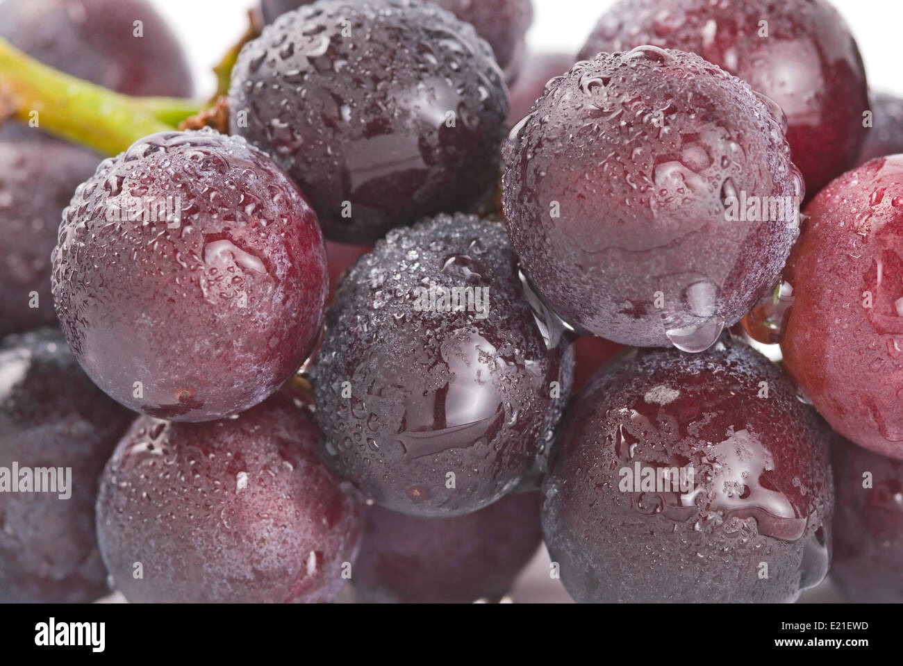 Grapes with drops, fresh fruit Stock Photo - Alamy
