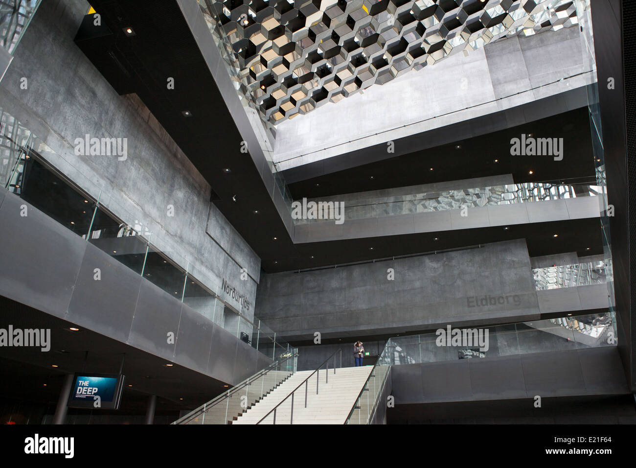 Reykjavik architecture at the Harpa concert hall Stock Photo - Alamy