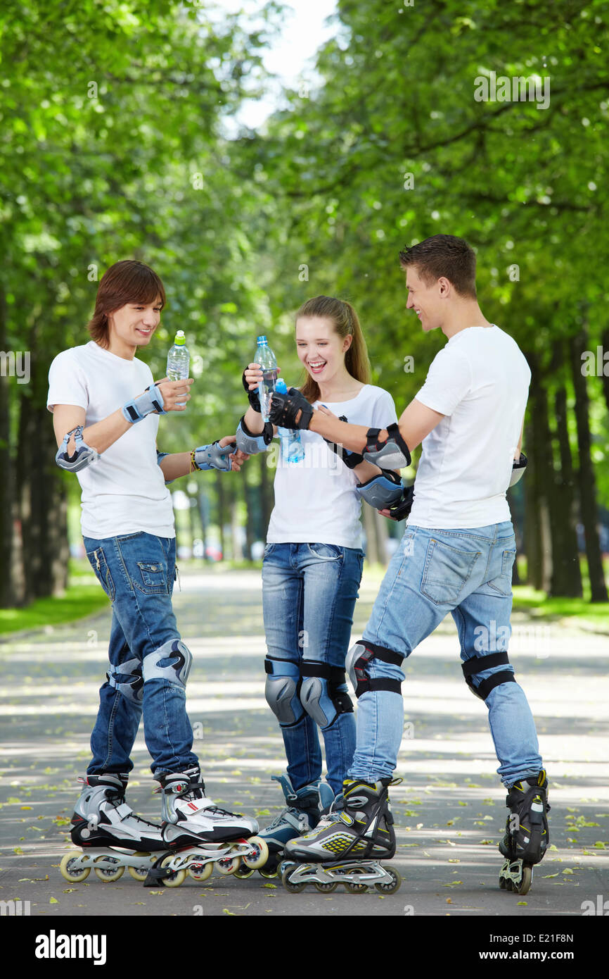 Young sports people Stock Photo - Alamy