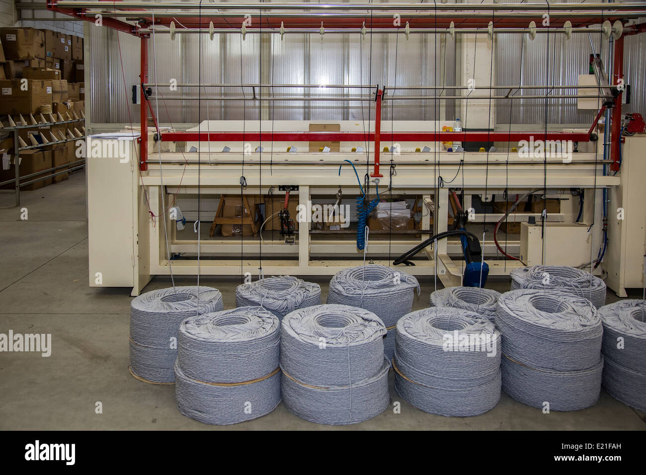 Textile machine in power loom hi-res stock photography and images - Alamy