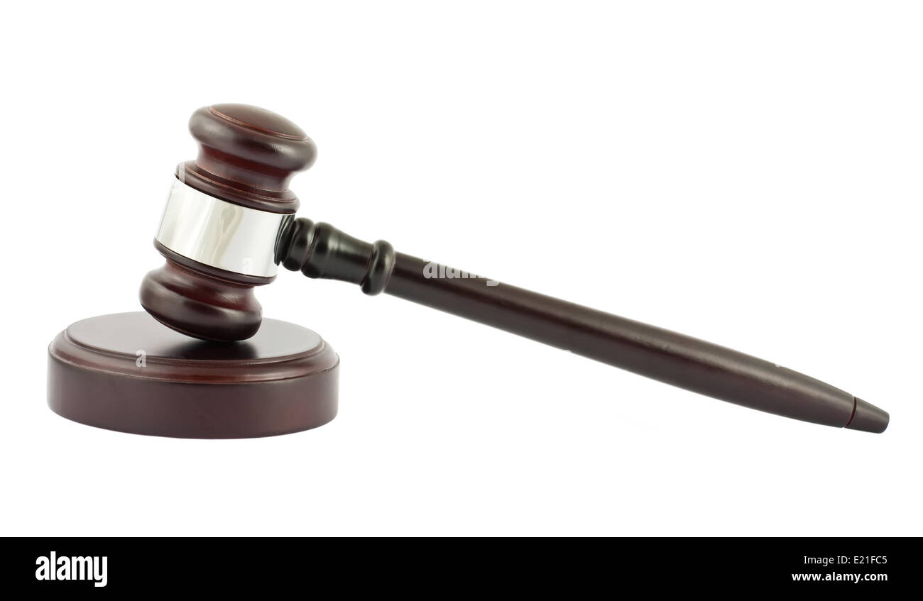 Wood gavel on old hi-res stock photography and images - Alamy
