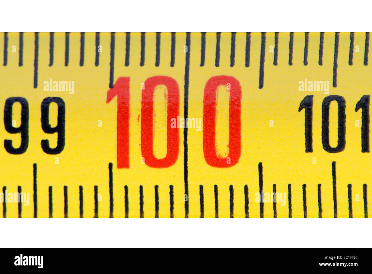 Ruler isolate on white background close-up Stock Photo - Alamy