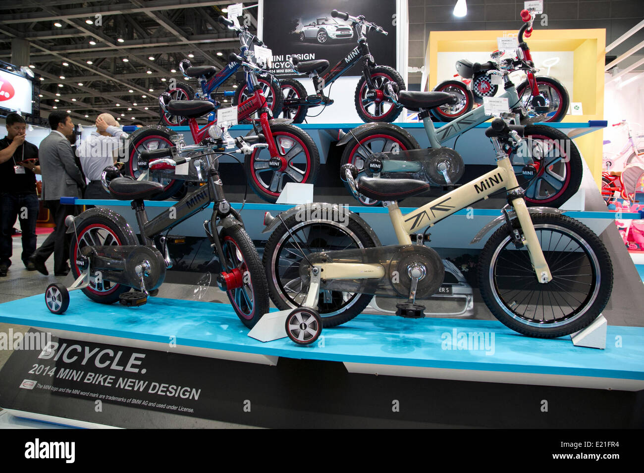 Tokyo, Japan. 13th June, 2014. The 2014 Mini Bike new design at the ...