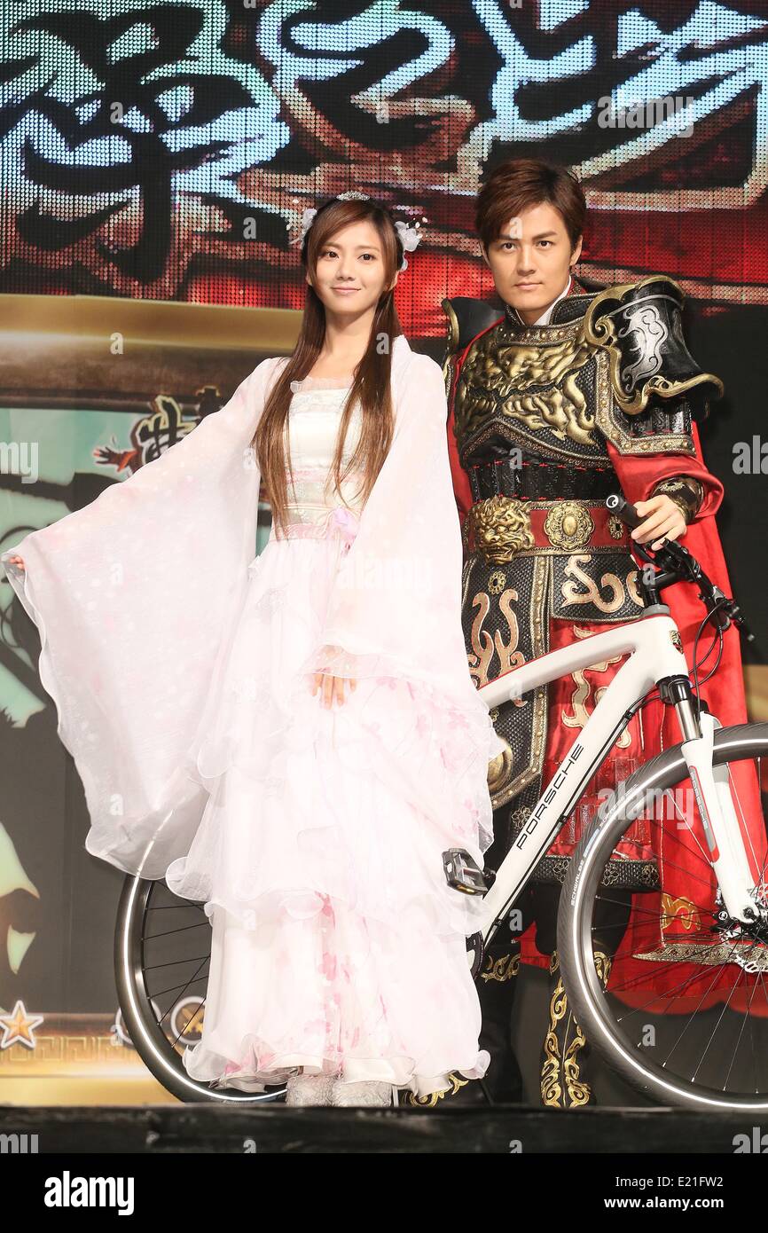 Taipei, China. 11th June, 2014. Singer Kenji Wu promotes video game in ...