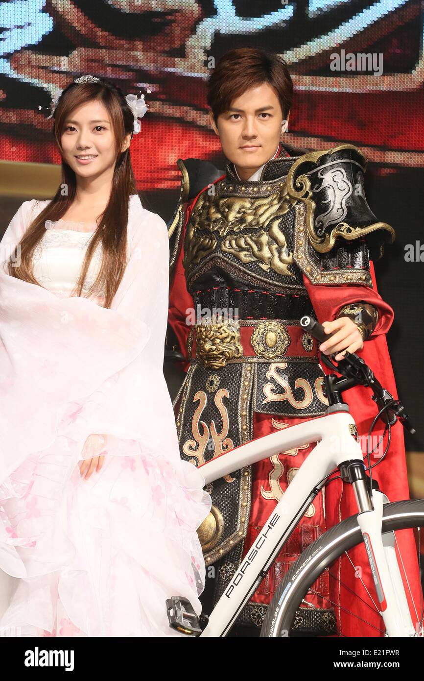 Taipei, China. 11th June, 2014. Singer Kenji Wu promotes video game in ...