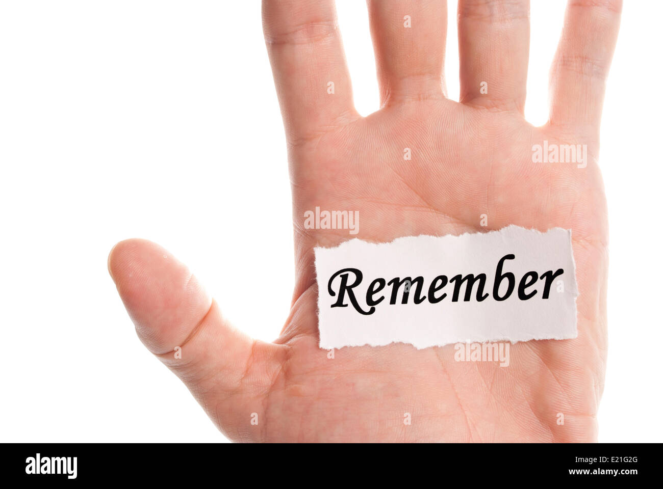 Remeber hi-res stock photography and images - Alamy