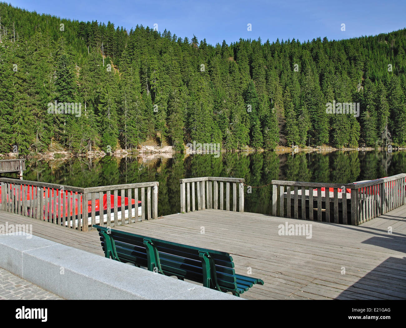 Lake Mummelsee,Black Forest,Germany Stock Photo - Alamy