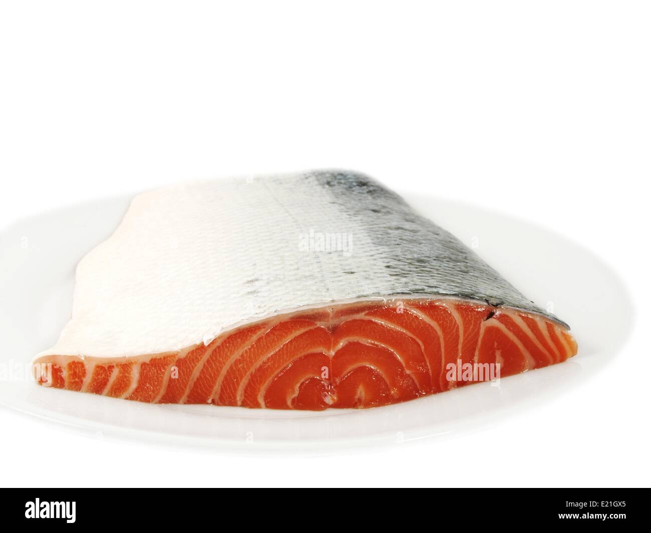 Fresh raw salmon Stock Photo - Alamy