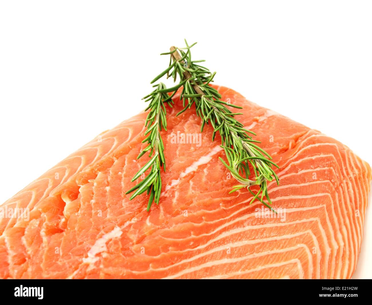 Side of salmon Cut Out Stock Images & Pictures - Alamy