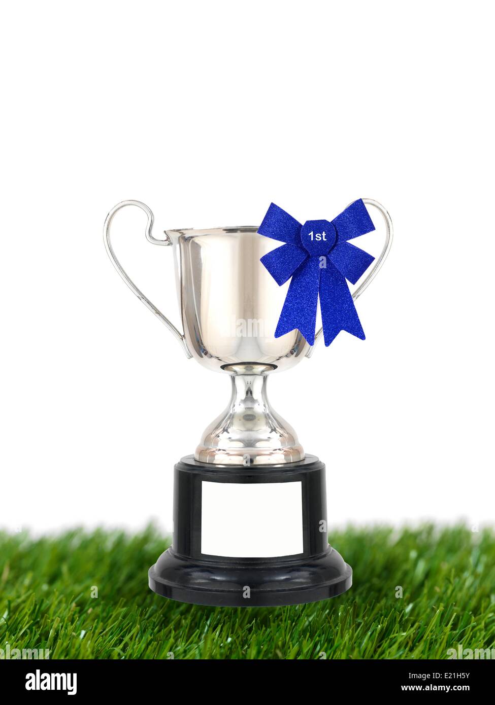 A trophy isolated against a white background Stock Photo - Alamy