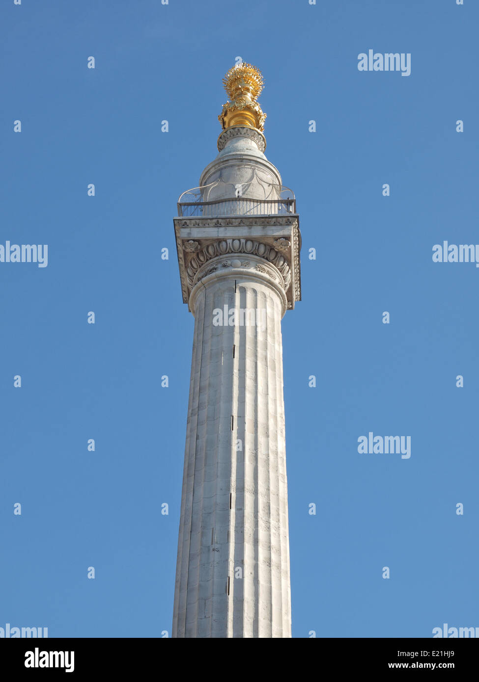 The Monument, London Stock Photo - Alamy