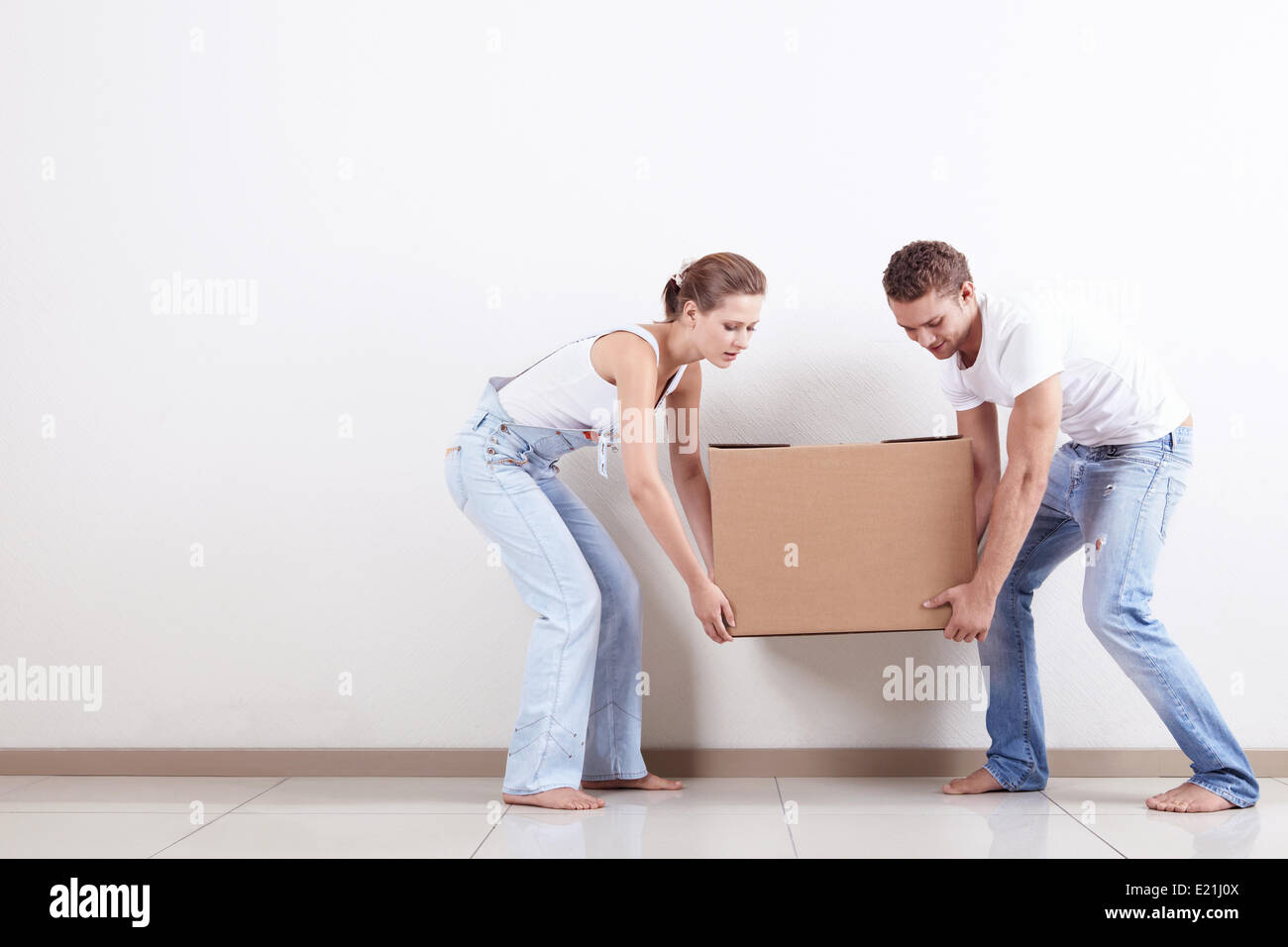 The couple moved Stock Photo - Alamy