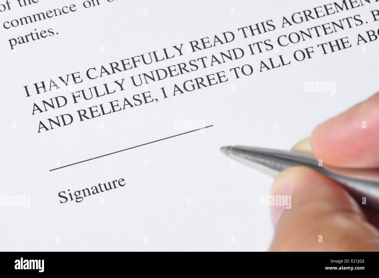 Contract signing hi-res stock photography and images - Alamy