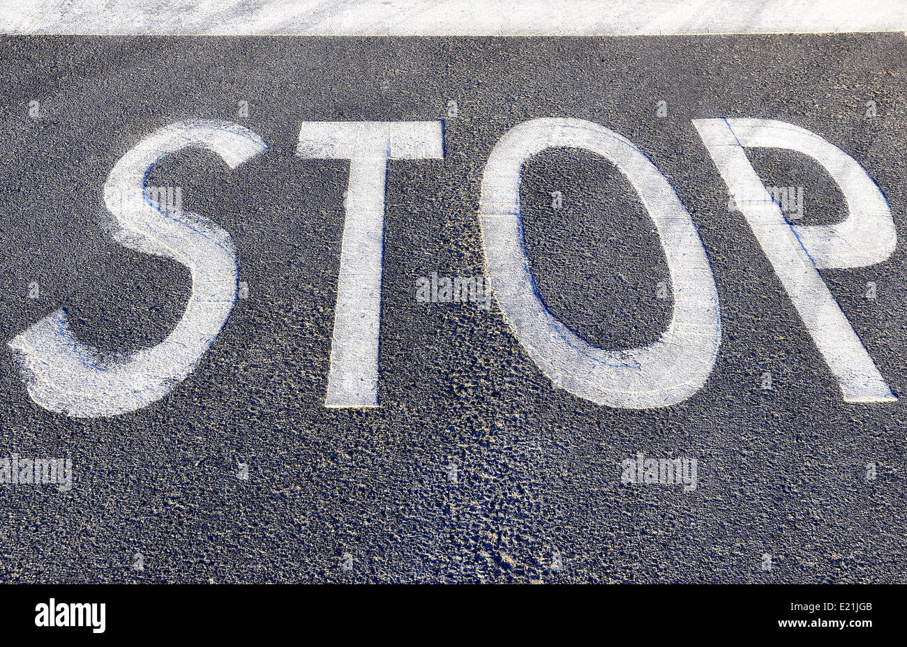 Sign of stop hi-res stock photography and images - Alamy