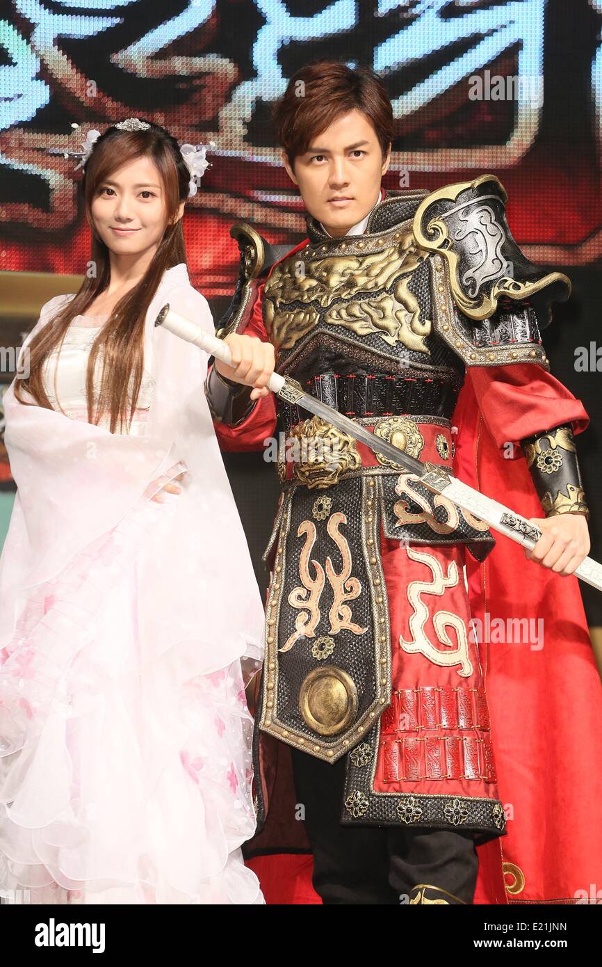 Taipei, China. 11th June, 2014. Singer Kenji Wu promotes video game in ...