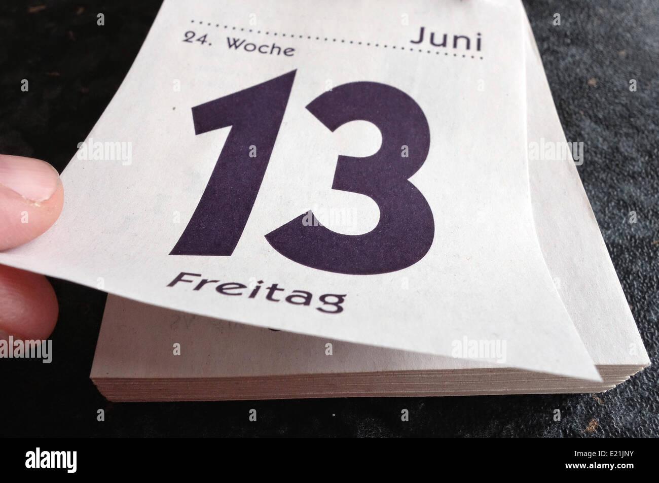 Friday 13th june 2014 hi-res stock photography and images - Alamy