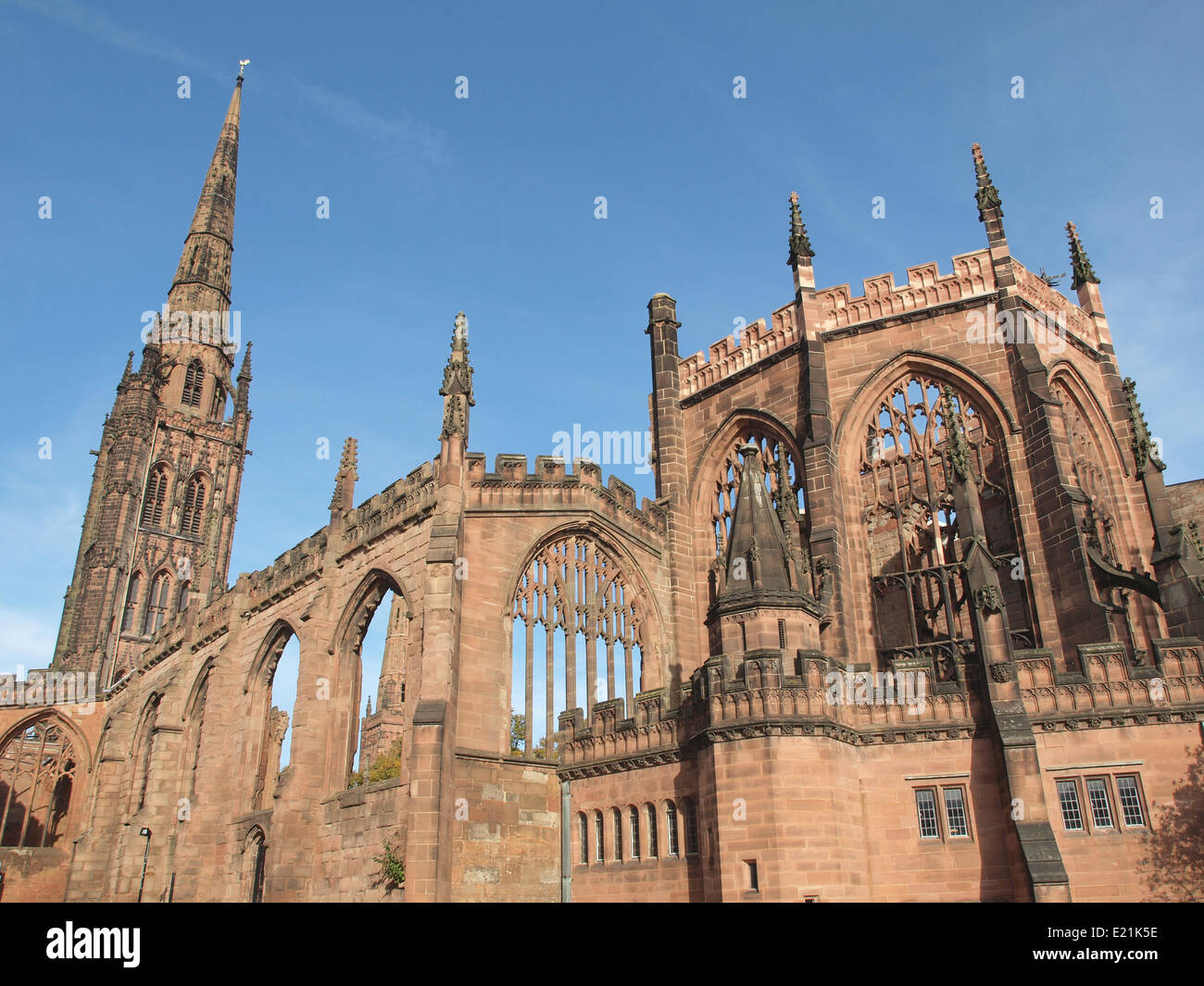 Coventry Cathedral ruins Stock Photo - Alamy