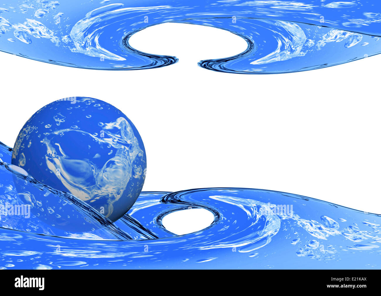 Clear water ripples Cut Out Stock Images & Pictures - Alamy