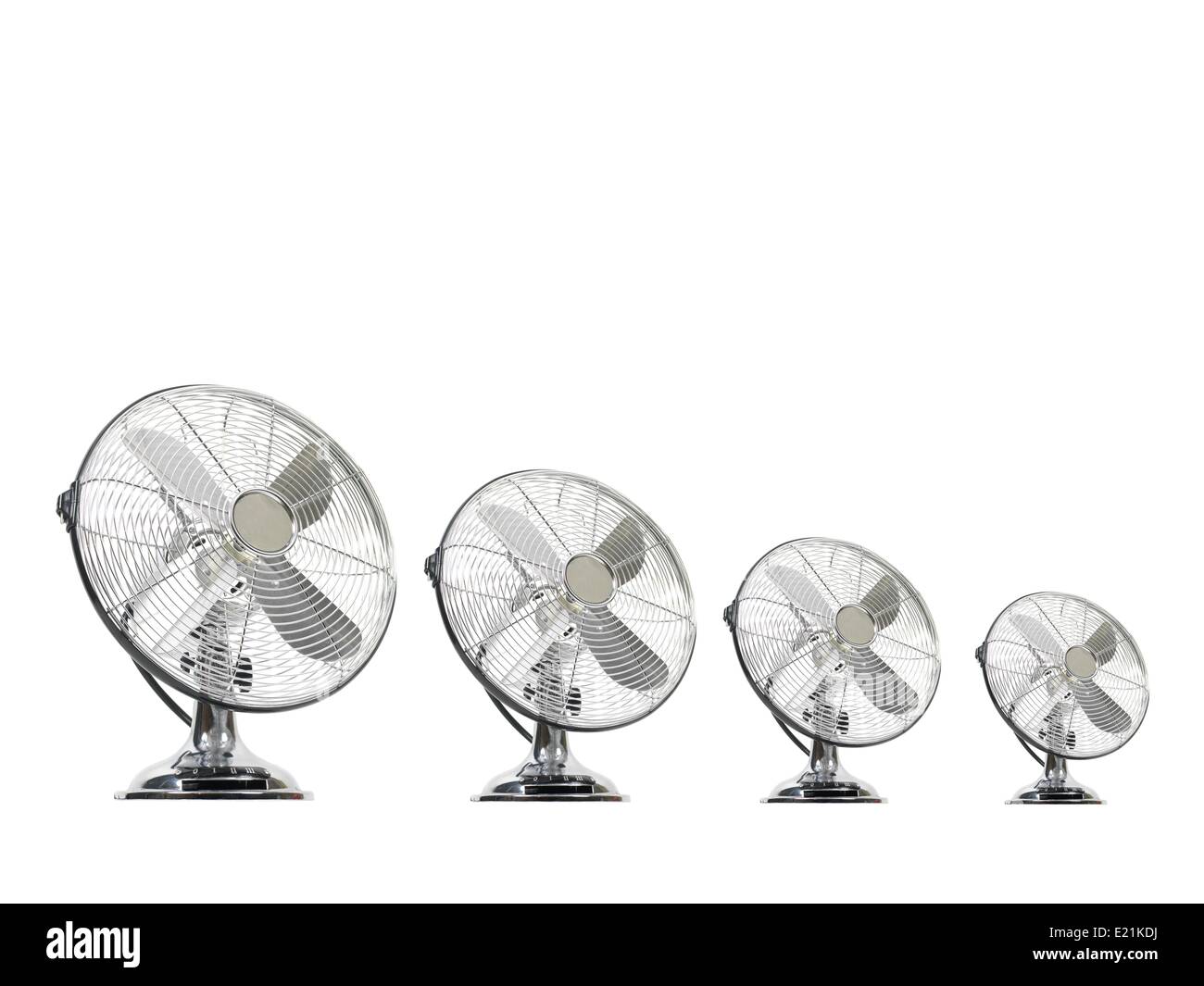 An electric fan isolated on white Stock Photo - Alamy