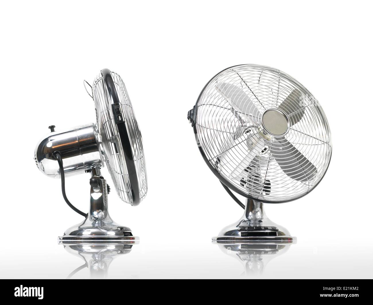 An electric fan isolated on white Stock Photo - Alamy