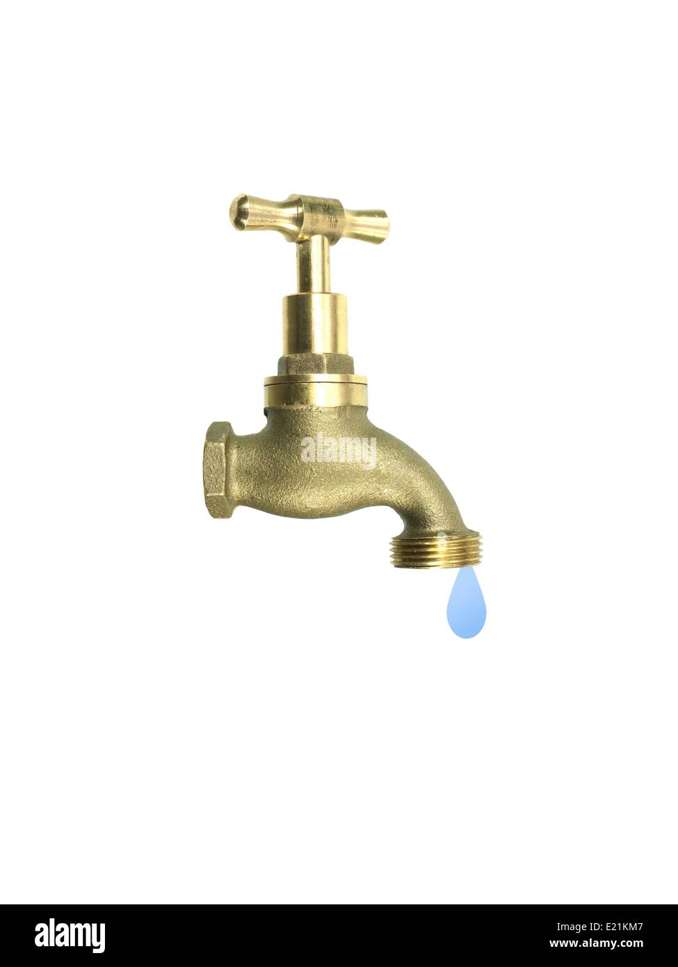 A tap isolated against a white background Stock Photo - Alamy