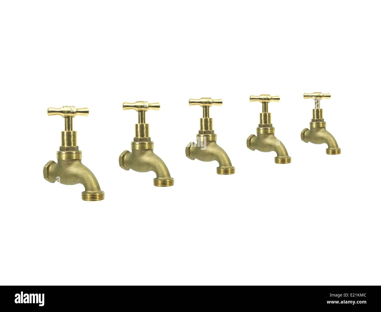 A tap isolated against a white background Stock Photo - Alamy