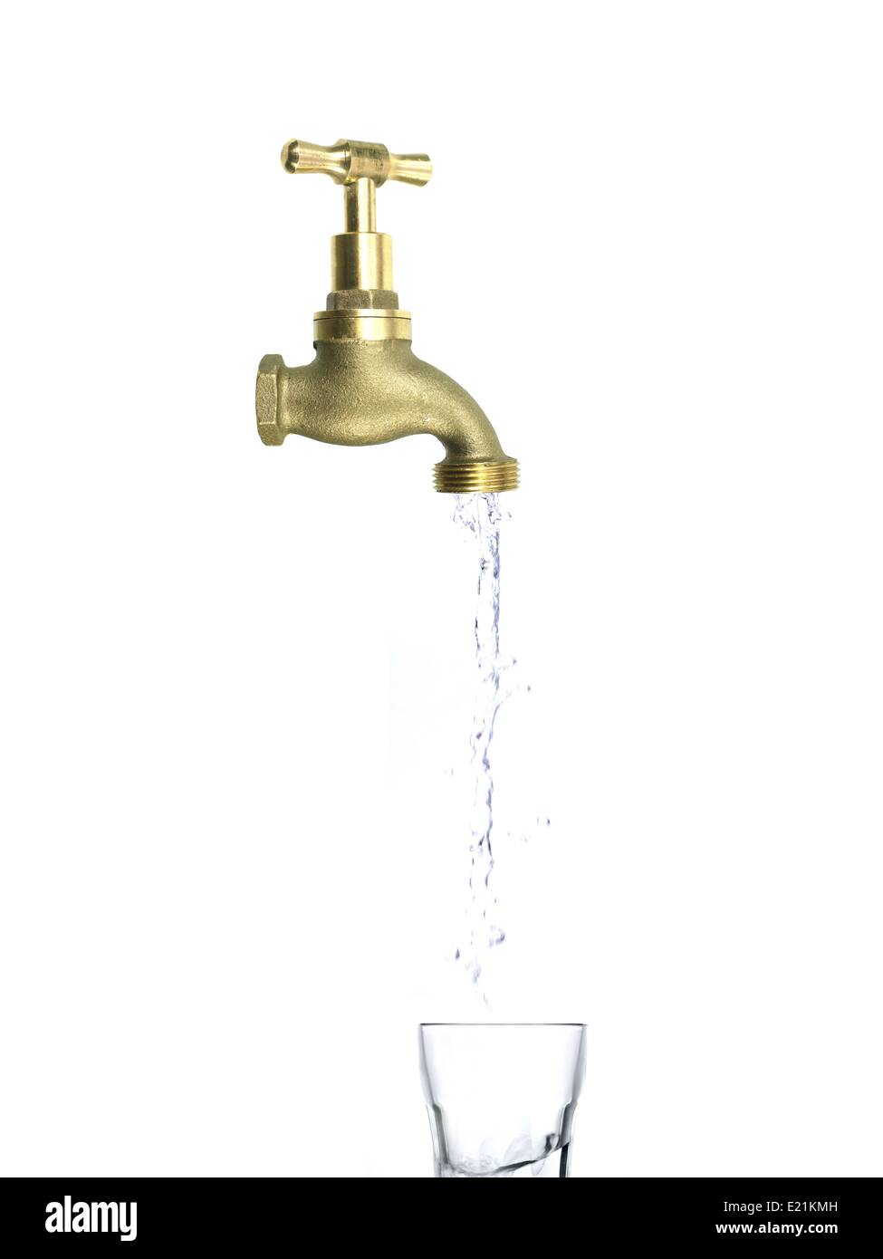 A tap isolated against a white background Stock Photo - Alamy