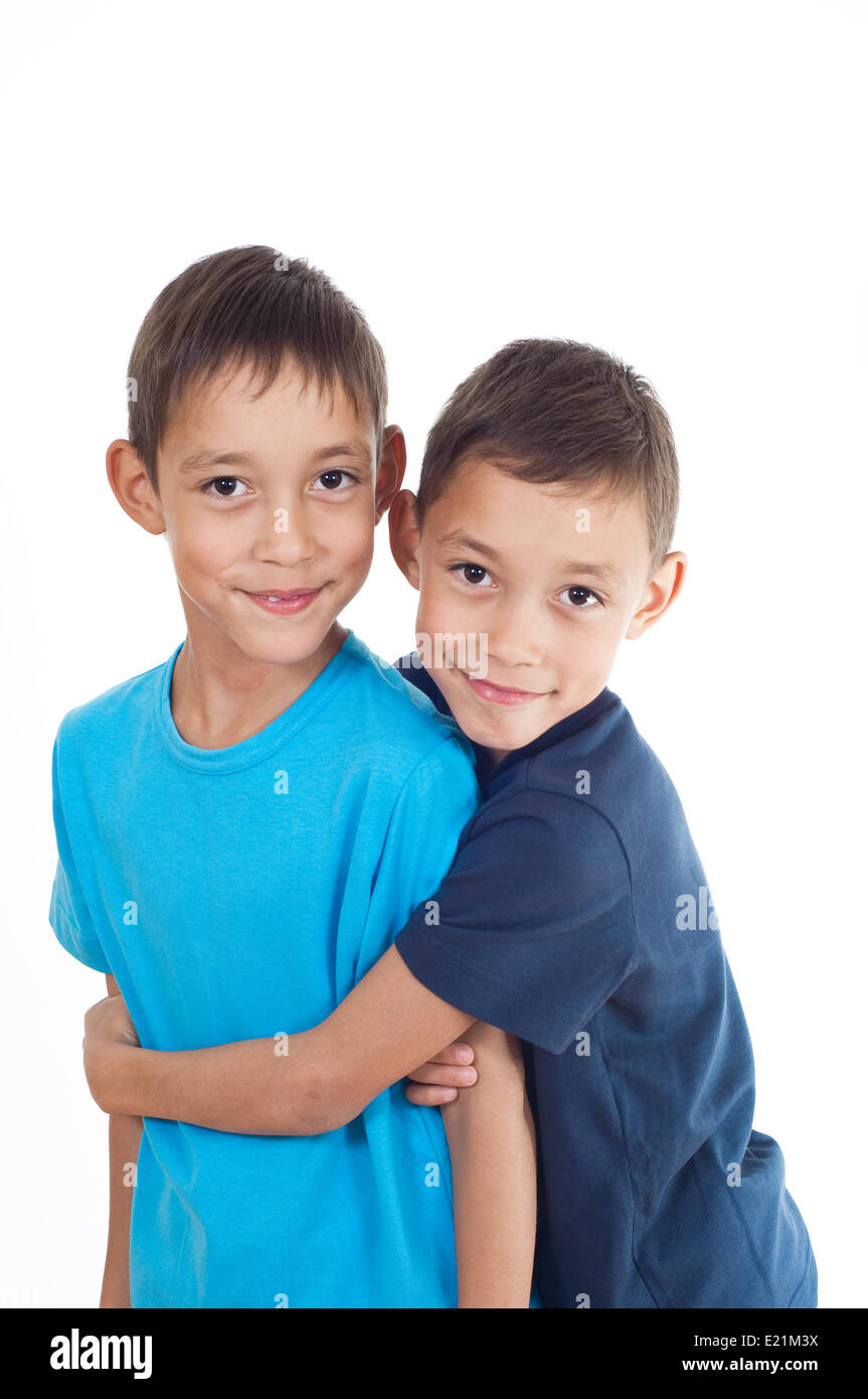 smiling twings isolated Stock Photo - Alamy