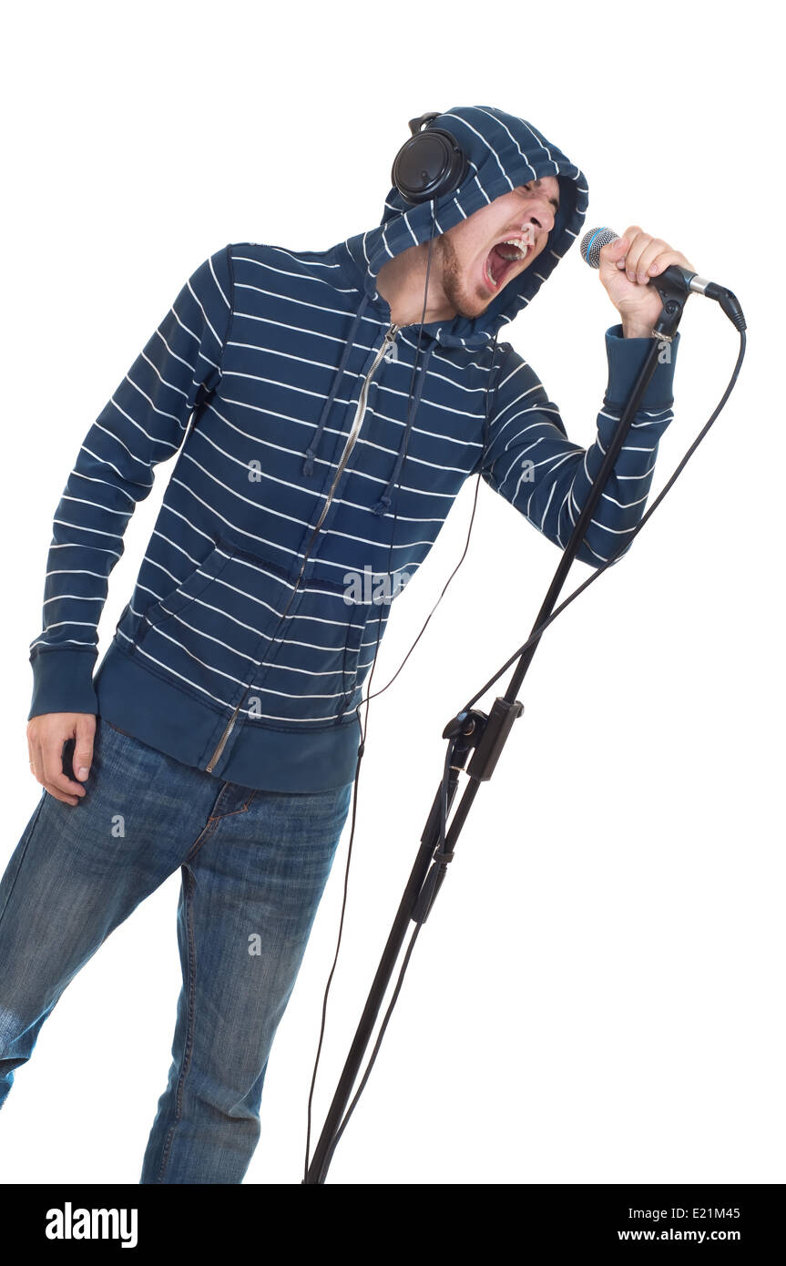rock singer isolated Stock Photo - Alamy
