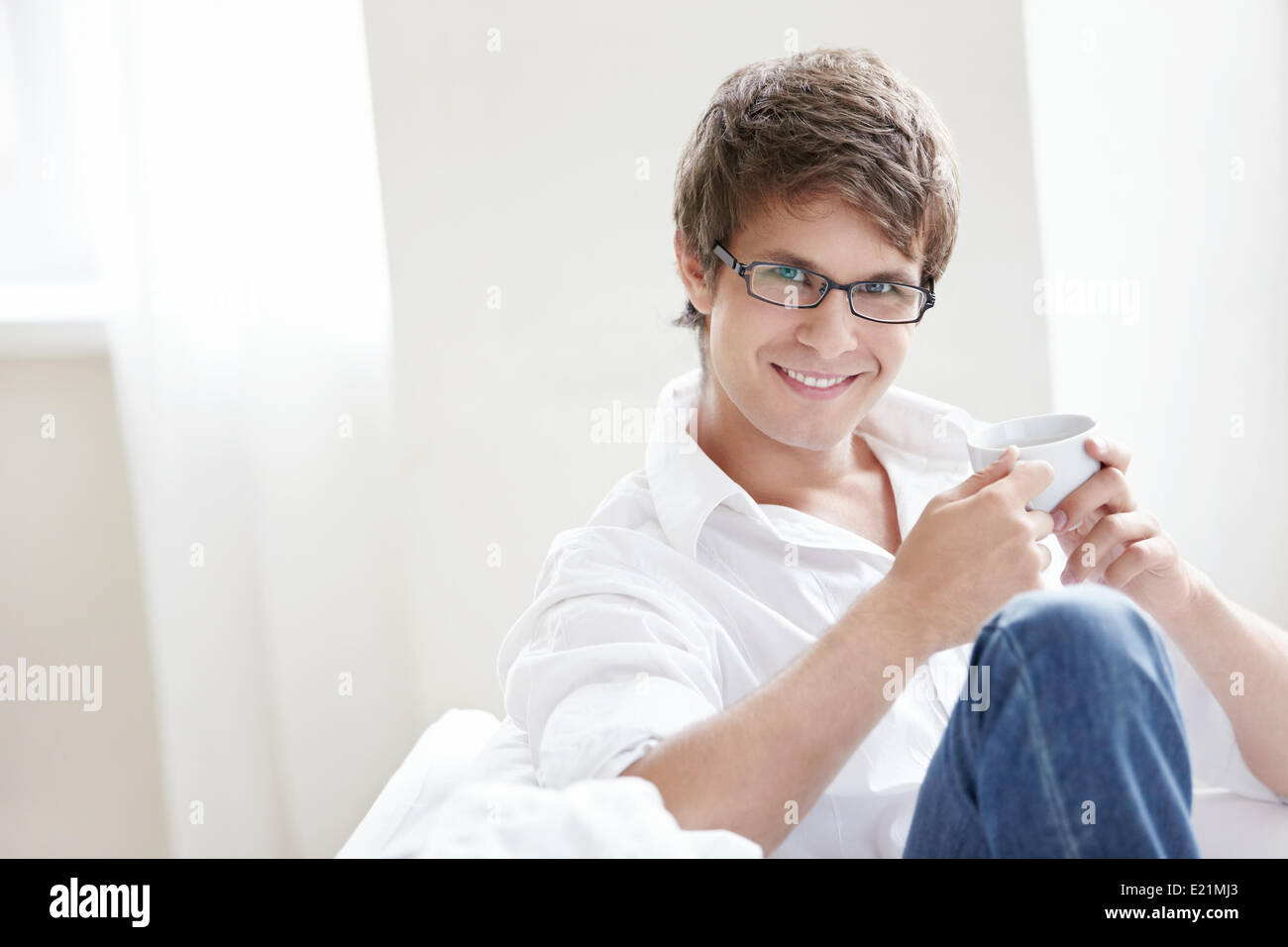 Portrait of a Man Stock Photo - Alamy