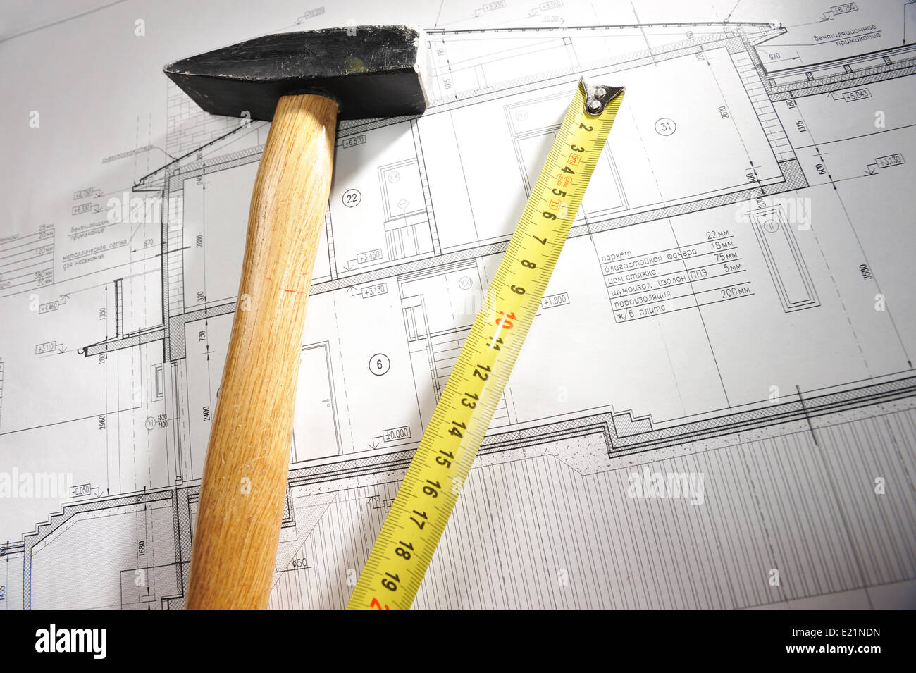 Papier blueprint hi-res stock photography and images - Alamy