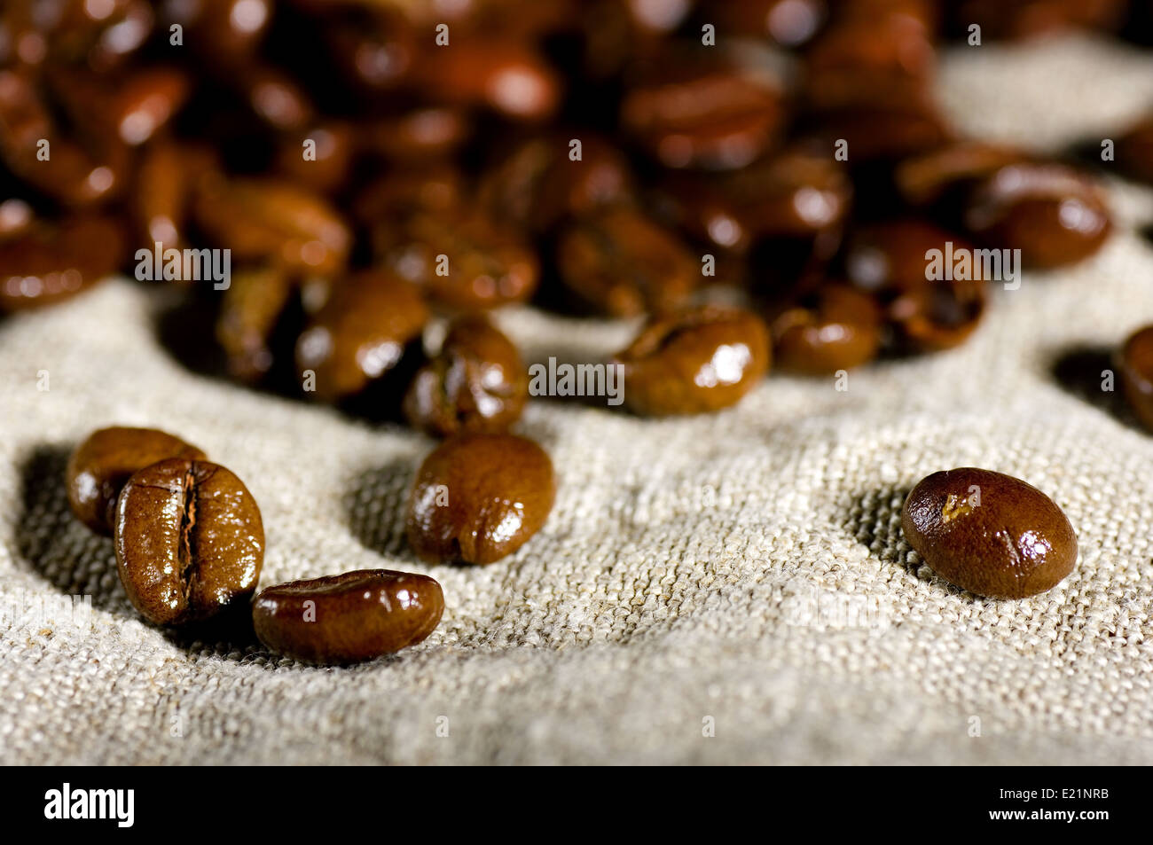 Coffee in grains is used for preparation of a popular and fragrant ...