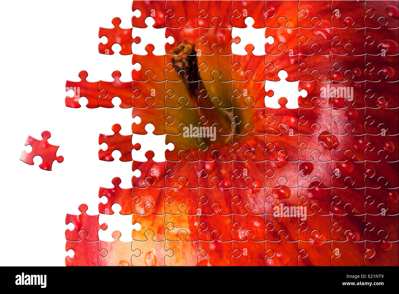 Puzzle with missing pieces Stock Photo - Alamy