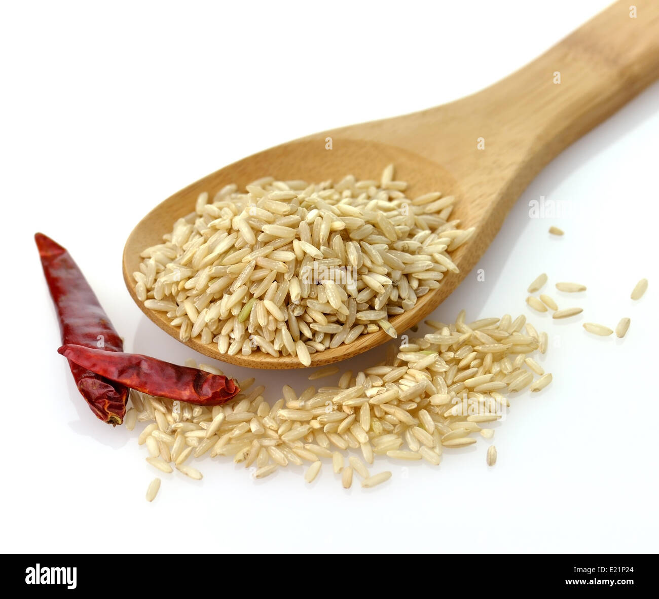 Natural brown rice Stock Photo - Alamy