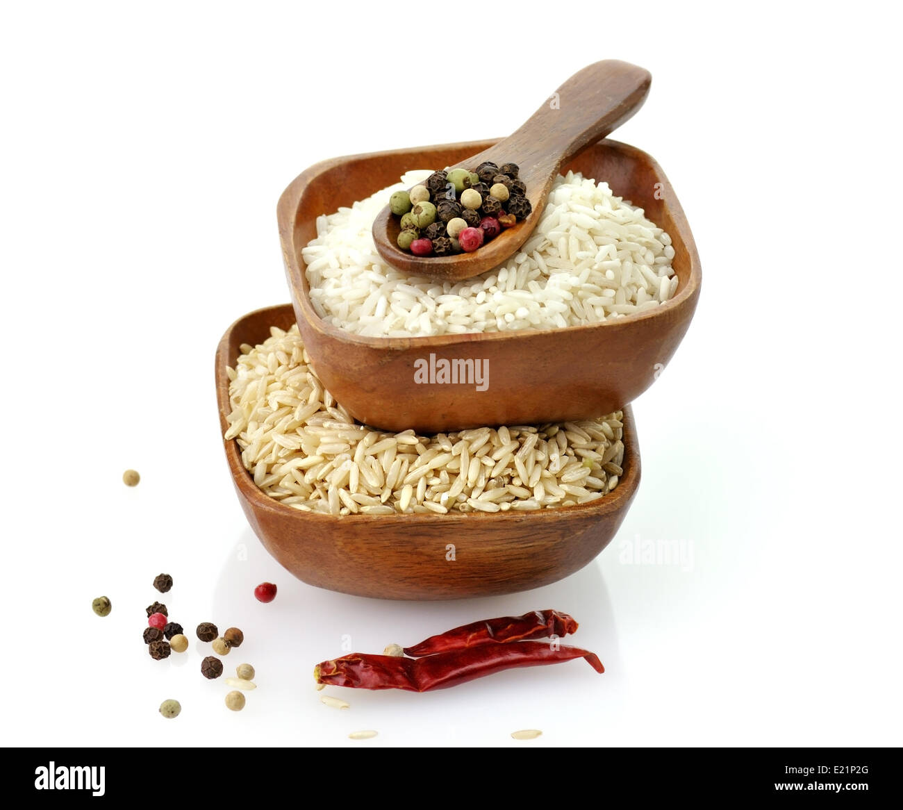 Harvesting the rice Cut Out Stock Images & Pictures - Alamy