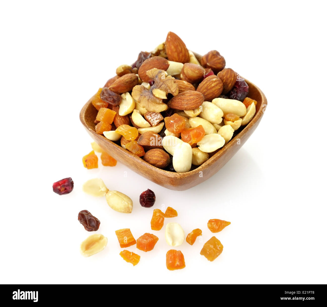 mixed dried fruit, nuts and seeds Stock Photo - Alamy