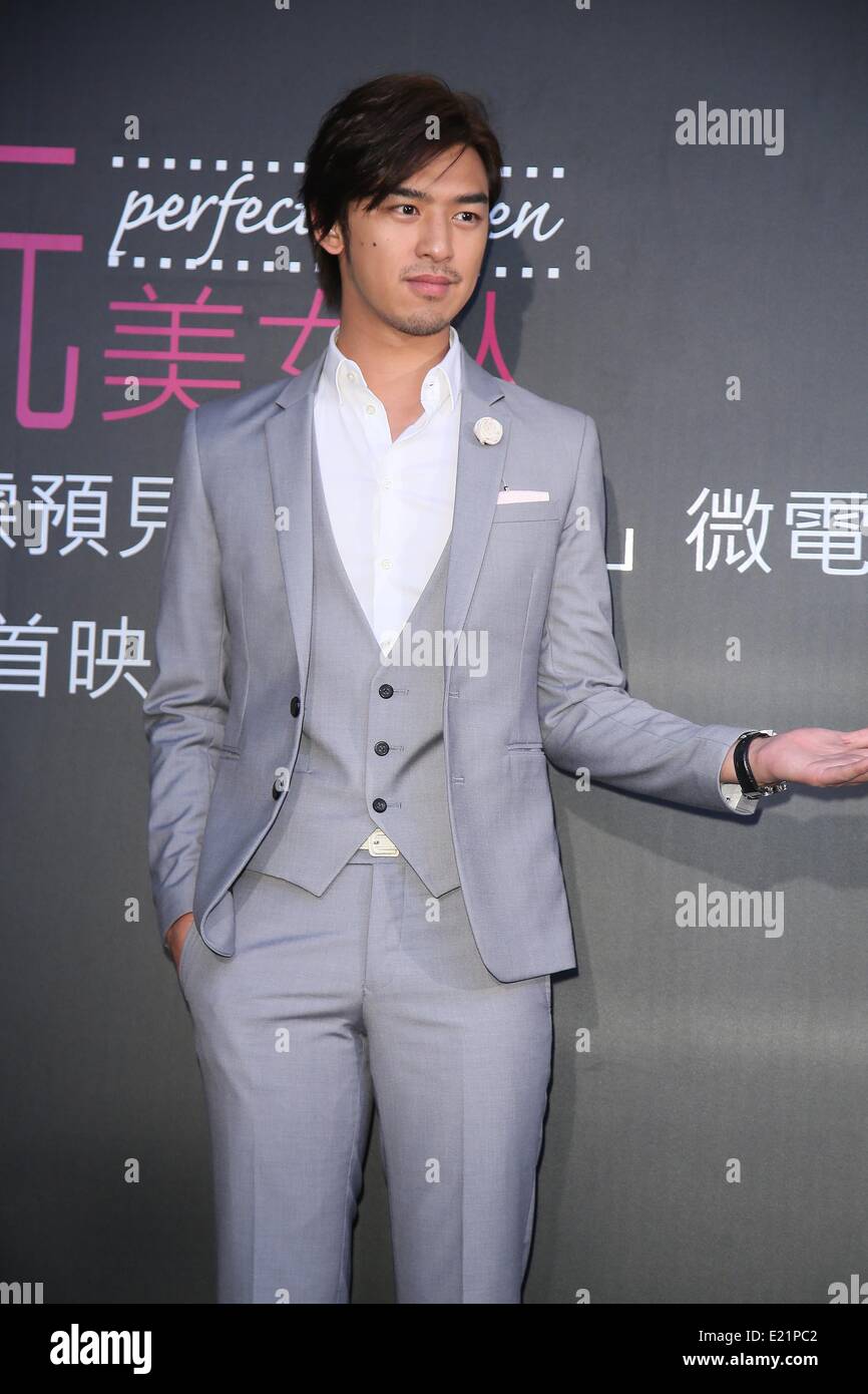 Taipei, China. 11th June, 2014. Actor Bolin Chen attends commercial ...