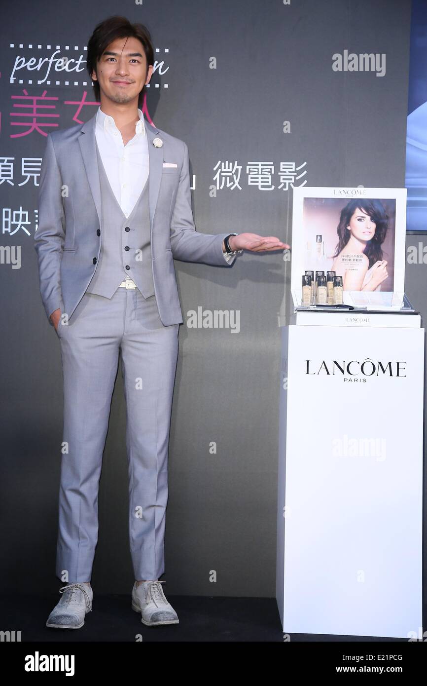 Taipei, China. 11th June, 2014. Actor Bolin Chen attends commercial ...