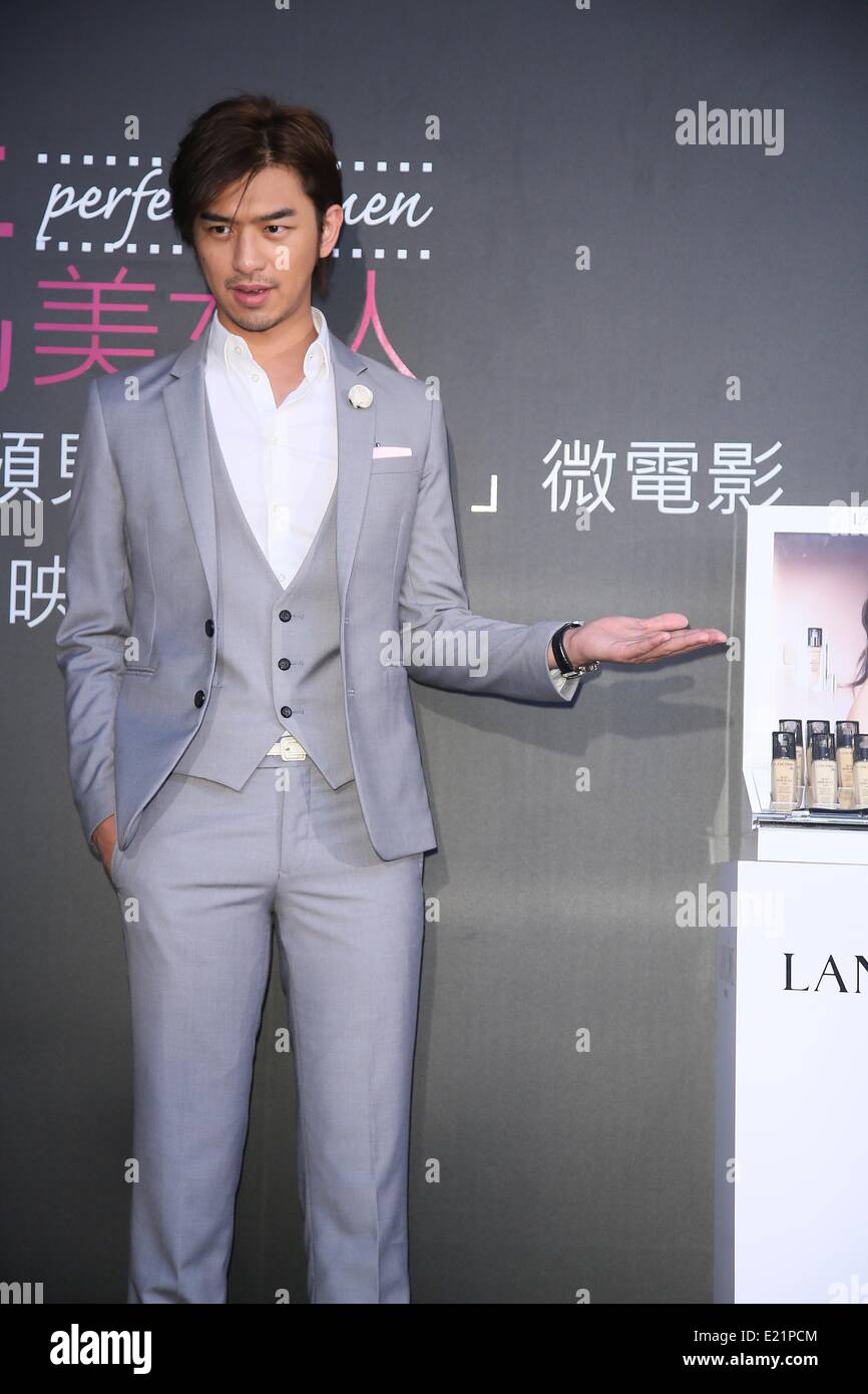 Taipei, China. 11th June, 2014. Actor Bolin Chen attends commercial ...