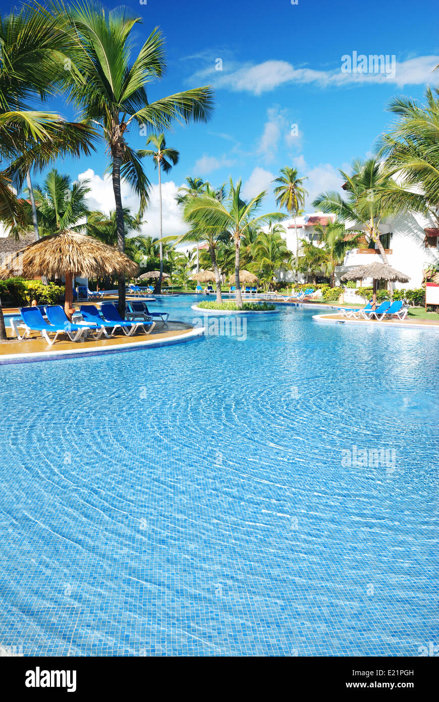 Tropical swimming pool Stock Photo - Alamy