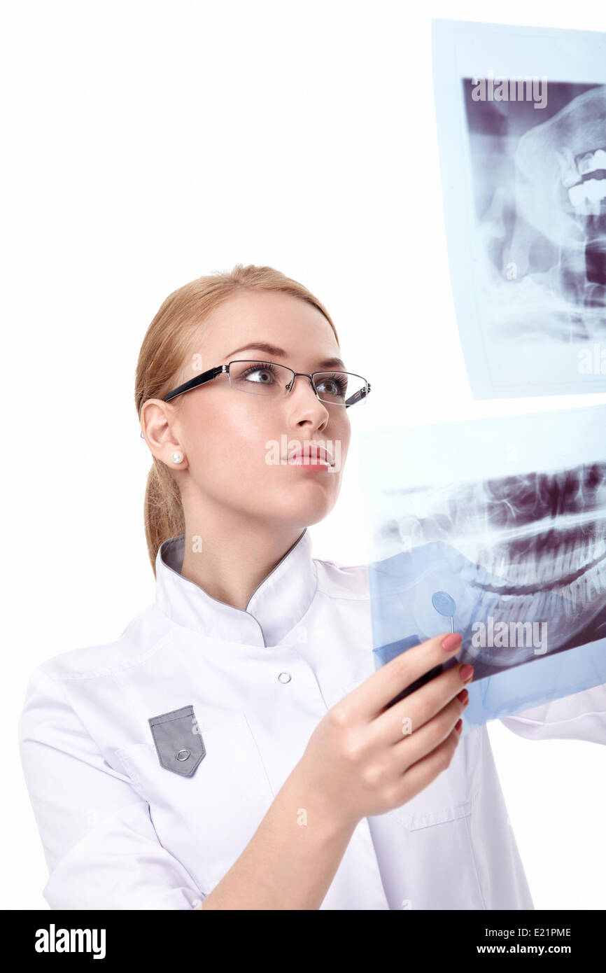 Girl with X-ray Stock Photo - Alamy