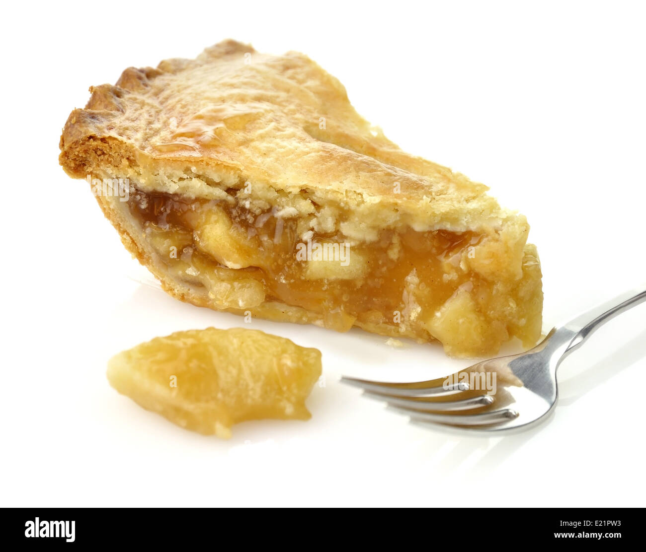 Apple pie slice fresh Cut Out Stock Images & Pictures - Alamy