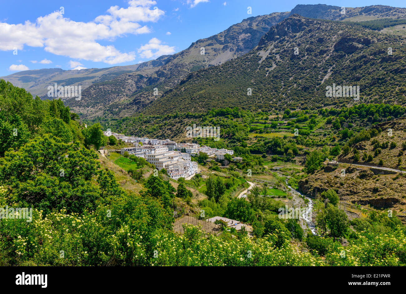 Trevelez Village in the Alpujarra Mountain Granada province Spain Stock ...